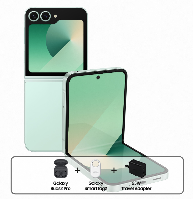 Shop Samsung Galaxy Z Flip6 5G 256GB Smartphone Mint in Qatar | Electronyat