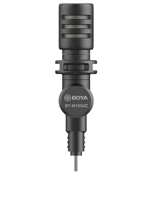 Buy BOYA BY-M100UC - Plug-In and Play Mic (Type-C) Online in Qatar at ...