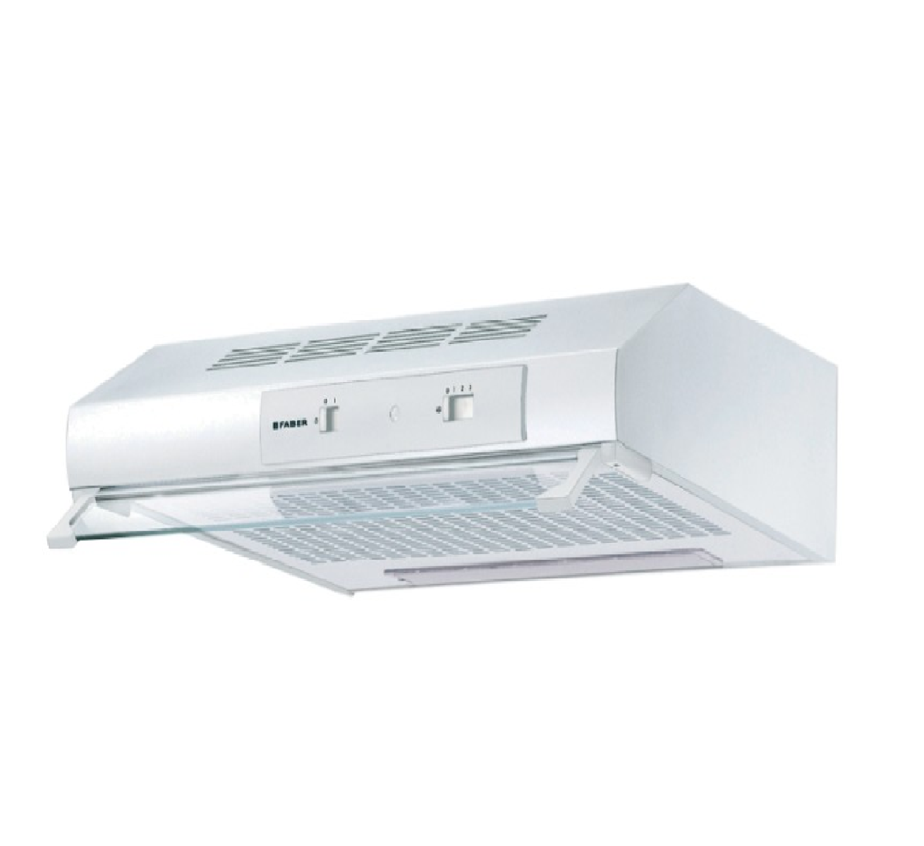 Buy Faber 90CM Kitchen Hood White - 741 Base W490 Online in Qatar at ...