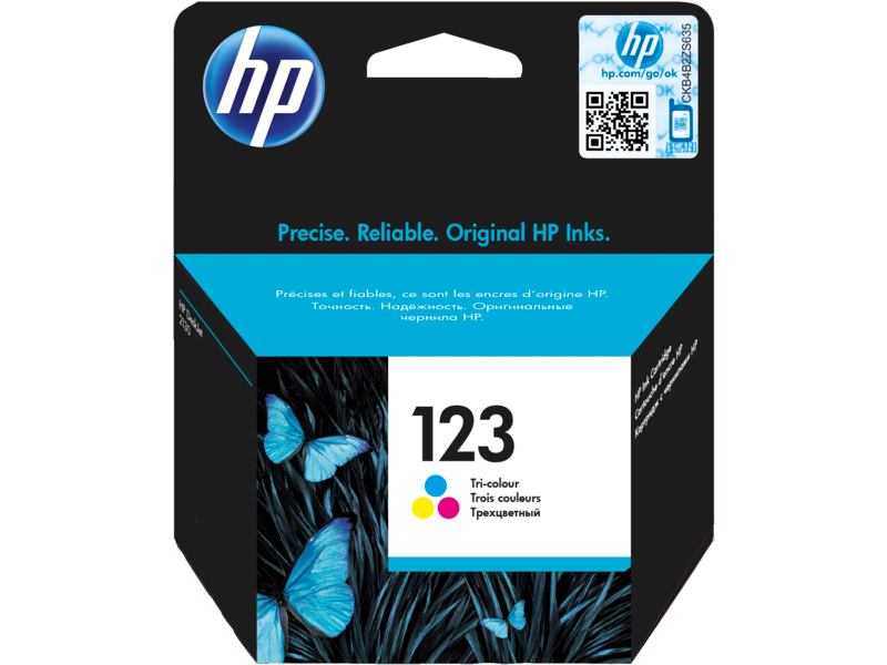Buy HP 123 Ink Cartridge Tricolor Online in Qatar at Best Price ...