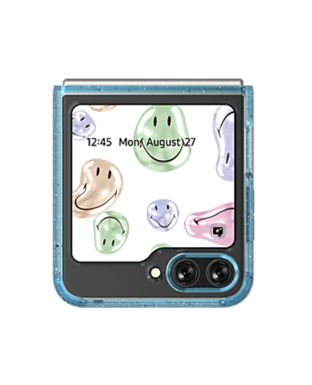 Buy Samsung Accy Smiley Vivid Eco-Friends Case for Galaxy Z Flip5 Sky ...